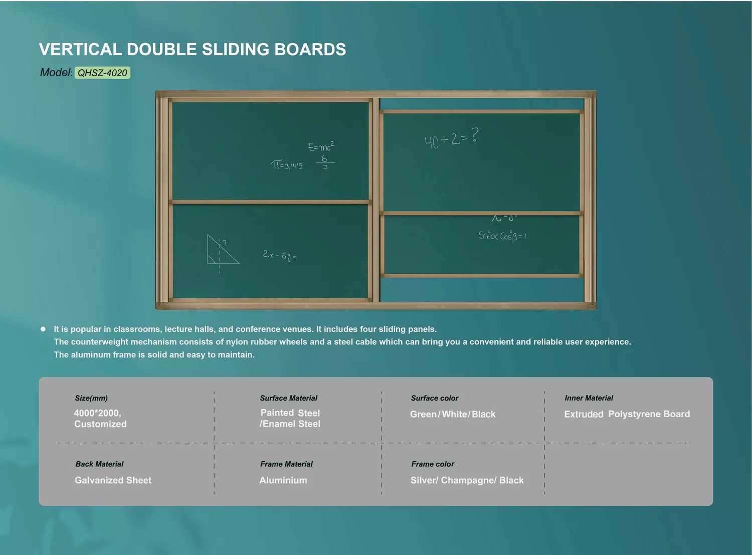 VERTICAL DOUBLE SLIDING BOARDS - Product - Joysoboard-Educational ...